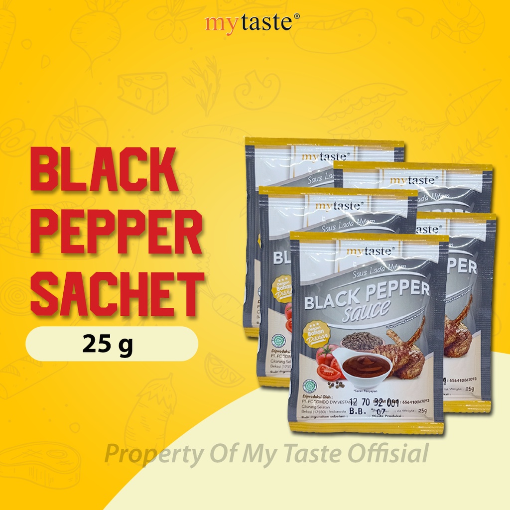 Jual My taste Blackpepper sachet 25 gr (Isi 5 pcs) | Shopee Indonesia