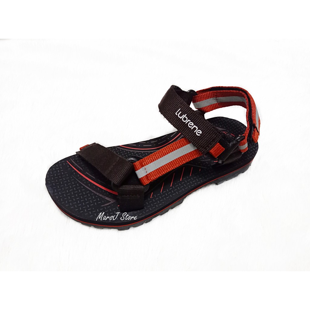 Jual LUBRENE SANDAL GUNUNG ANAK SKOTLET GOGIBRAN (Merah Coklat ...