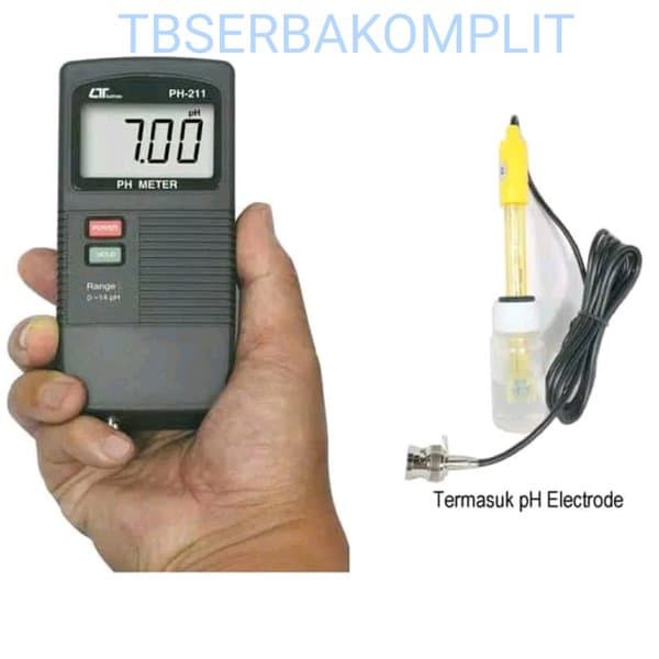 Jual Lutron PH-211 Pocket Type PH Meter Plus PE-03 PH Probe Electrode Alat | Shopee Indonesia