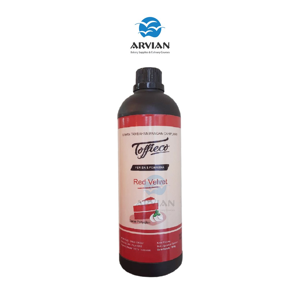 Jual Toffieco Pasta Red Velvet 1 Liter [Instant Surabaya] - Arvian ...