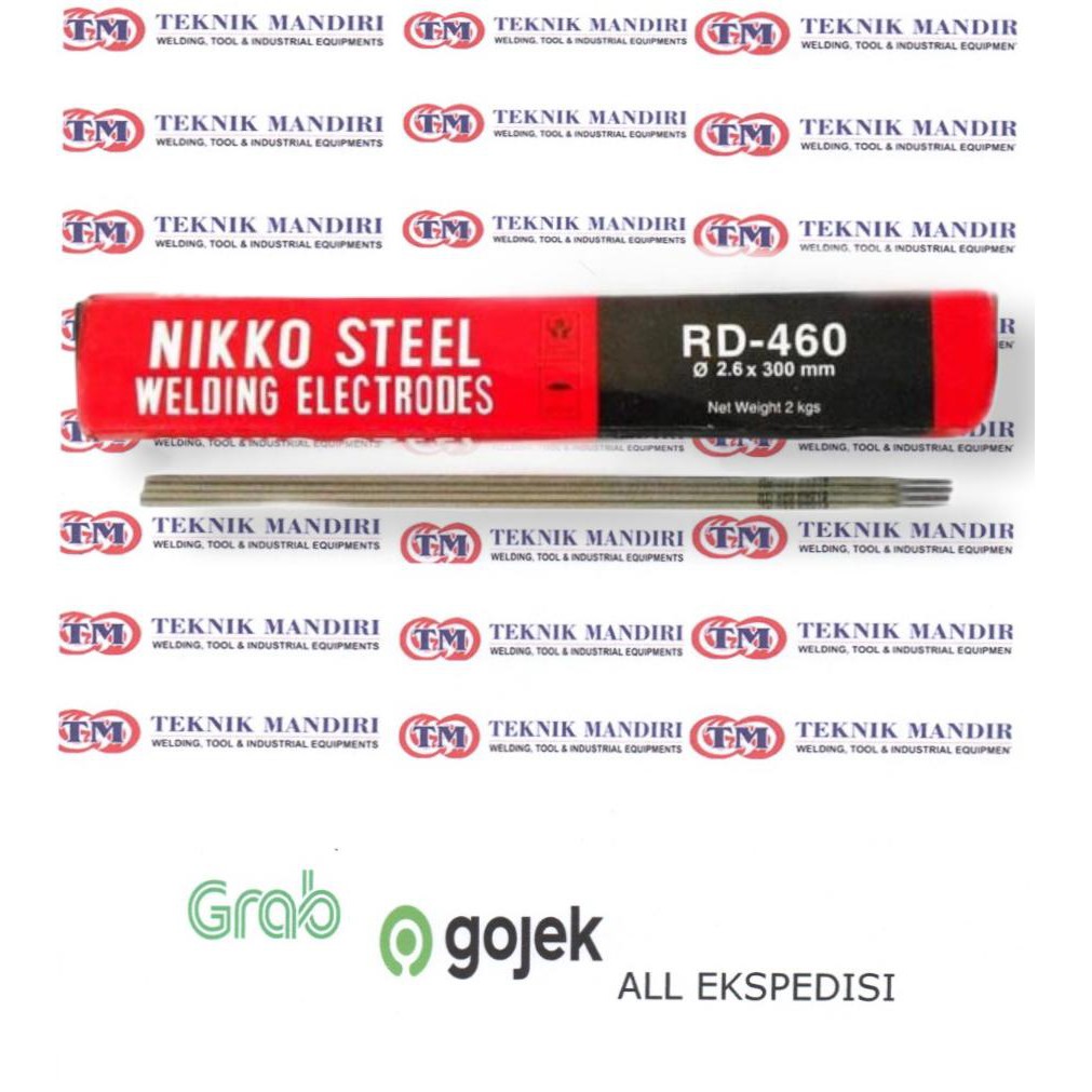 Jual NIKKO STEEL Kawat Las RD460 RD-460 2mm X 300mm Isi 2Kg | Shopee Indonesia