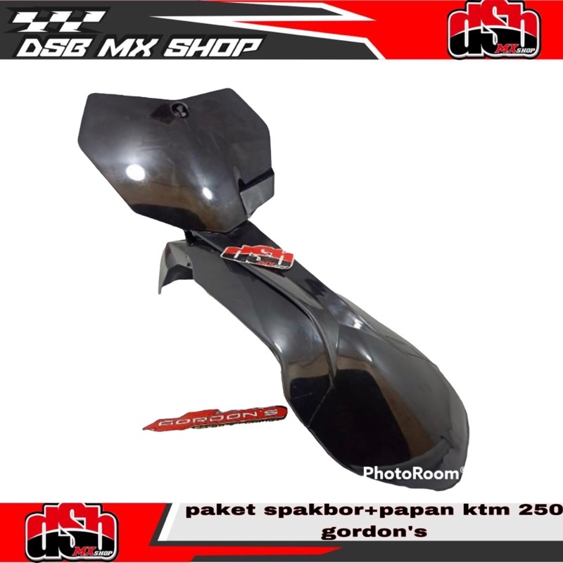 Jual PAKET SPAKBOR DAN PAPAN NOMER KLX GORDON SPAKBOR DAN PAPAN NOMER KTM SIXDAY | Shopee Indonesia