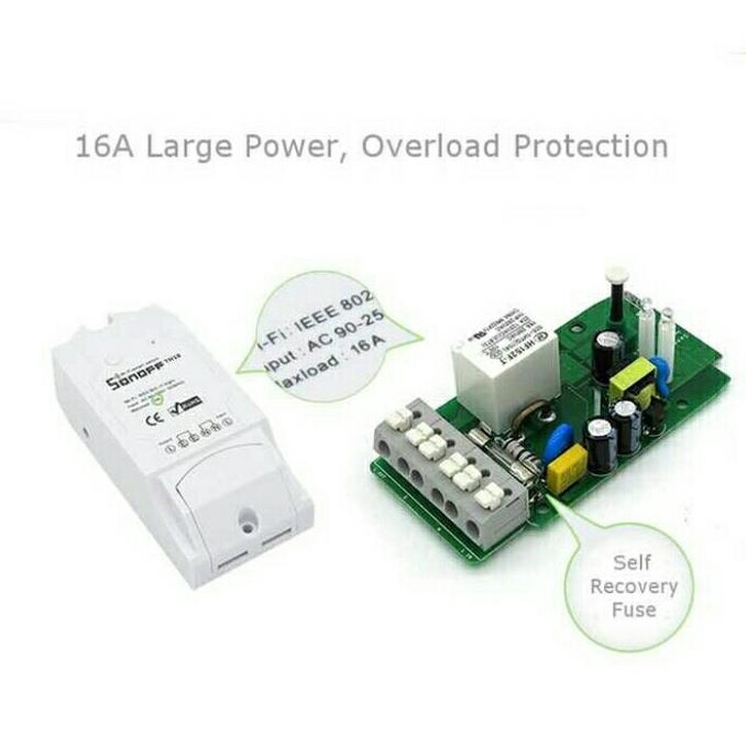 Jual Sonoff Pow - Remote Power Monitor Wifi Wireless Switch Smart Home ...
