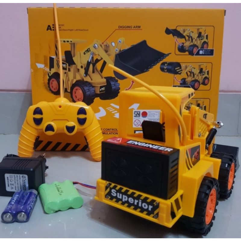 Jual Mainan Remote Control Traktor Anak Edukatif- Mainan Truk Rc Alat ...