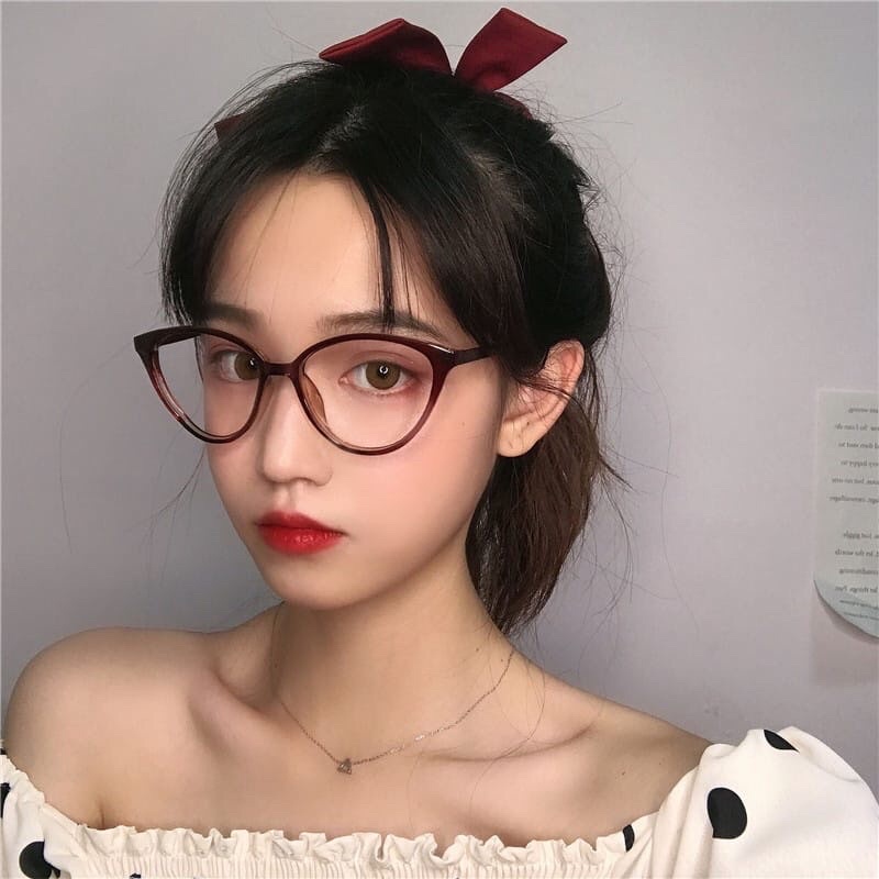 Jual Kacamata Korea Wanita Kacamata Model Anti Radiasi Promo Wanita Fashion Cat Eye Eyeglasses ...