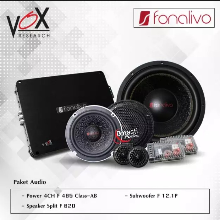 Jual AUDIO MOBIL PAKET AUDIO MOBIL VOX FONALIVO (BY VOX RESERACH ...