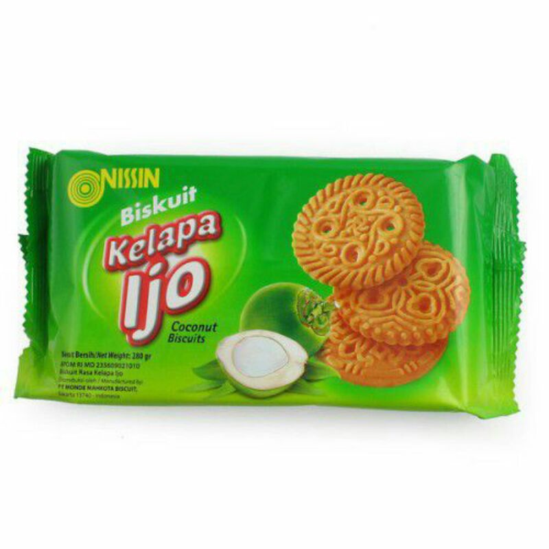 Jual Nissin Biskuit Kelapa Ijo | Shopee Indonesia