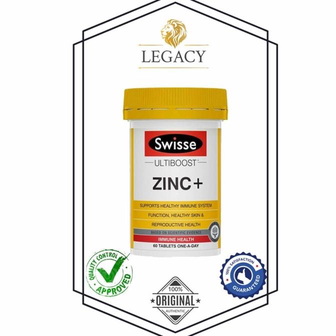 Jual Swisse Ultiboost Zinc+ 60 Tablet Original Australia | Shopee Indonesia