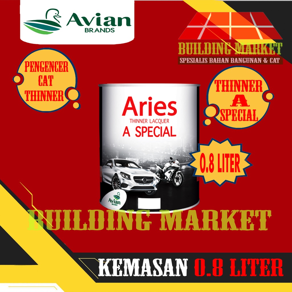 Jual PENGENCER CAT BESI KAYU DUCO TINER THINER A AVIAN ARIES SPECIAL 1 LITER | Shopee Indonesia