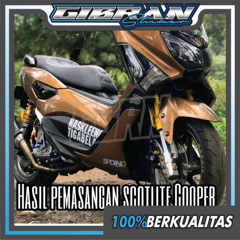 Jual STIKER SKOTLET MOTOR KEREN SCOTLITE COOPER | Shopee Indonesia