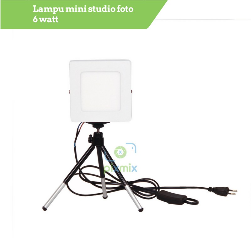 Jual Lampu Mini Studio - 6 Watt / Lampu Foto Produk / Lighting | Shopee ...