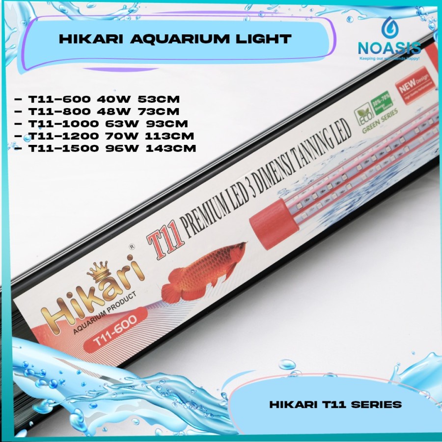 Jual Lampu Premium HIKARI LED T11 TANNING Arwana 3 Dimensi Arowana ...