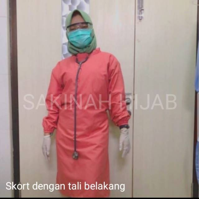 Jual SKORT MEDIS TALI BELAKANG DAN TALI DEPAN SERTA BAJU KERJA BY ...