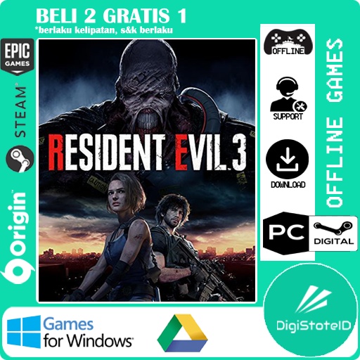 Jual Resident Evil 3 2020 Deluxe Edition - Game PC | Shopee Indonesia