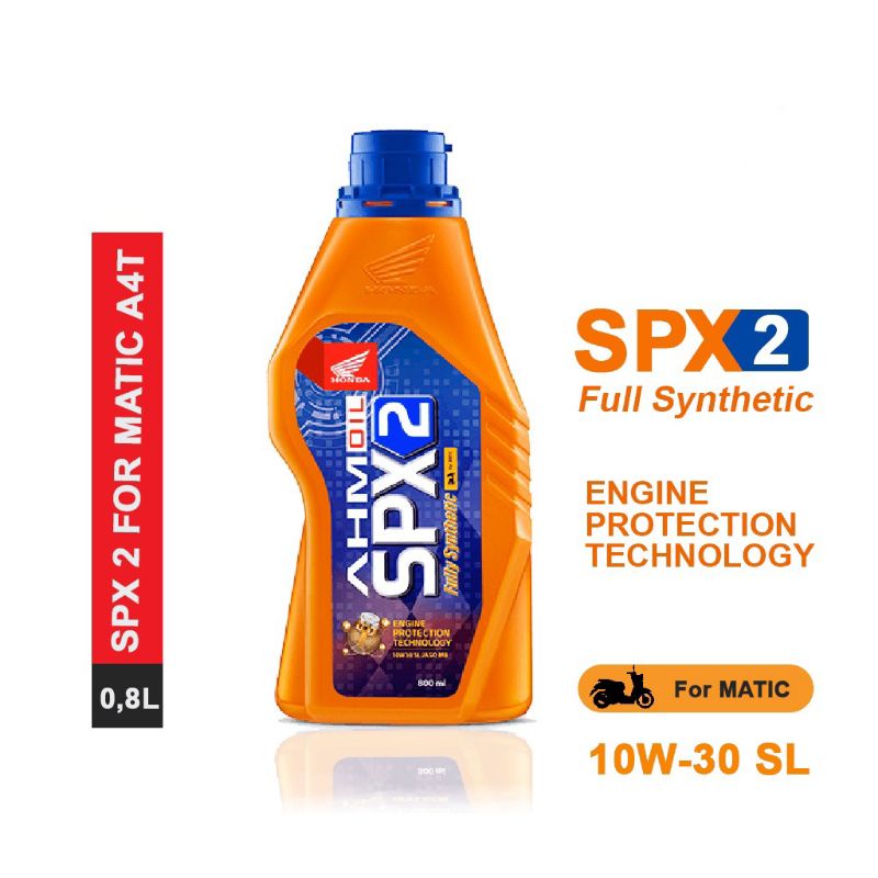Jual Oli Matik SPX2 Full Synthetic Original AHM 10W-30 Oli Mesin Motor ...