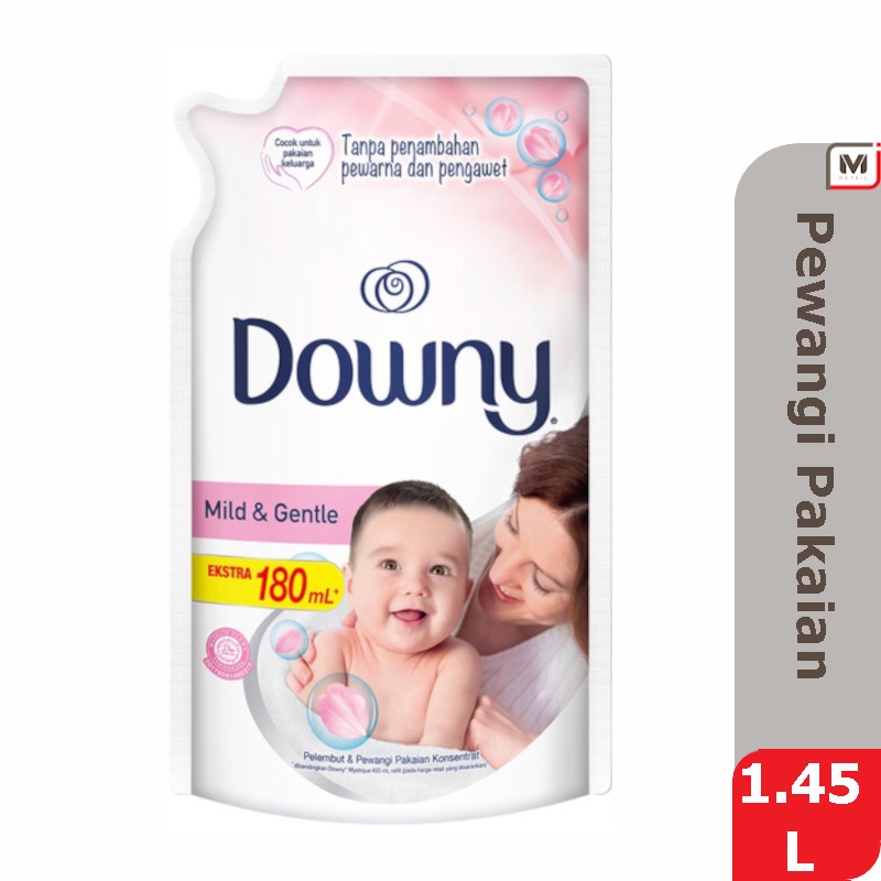 Jual Downy Baby Softener Konsentrat Mild & Gentle 1.45L - Pewangi dan ...
