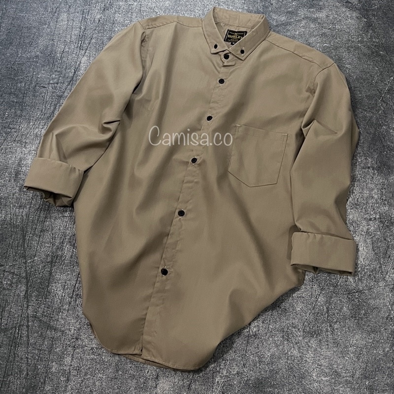 Jual KEMEJA PRIA WARNA MILO COKSU LENGAN PANJANG KATUN HEM PANJANG PRIA ...