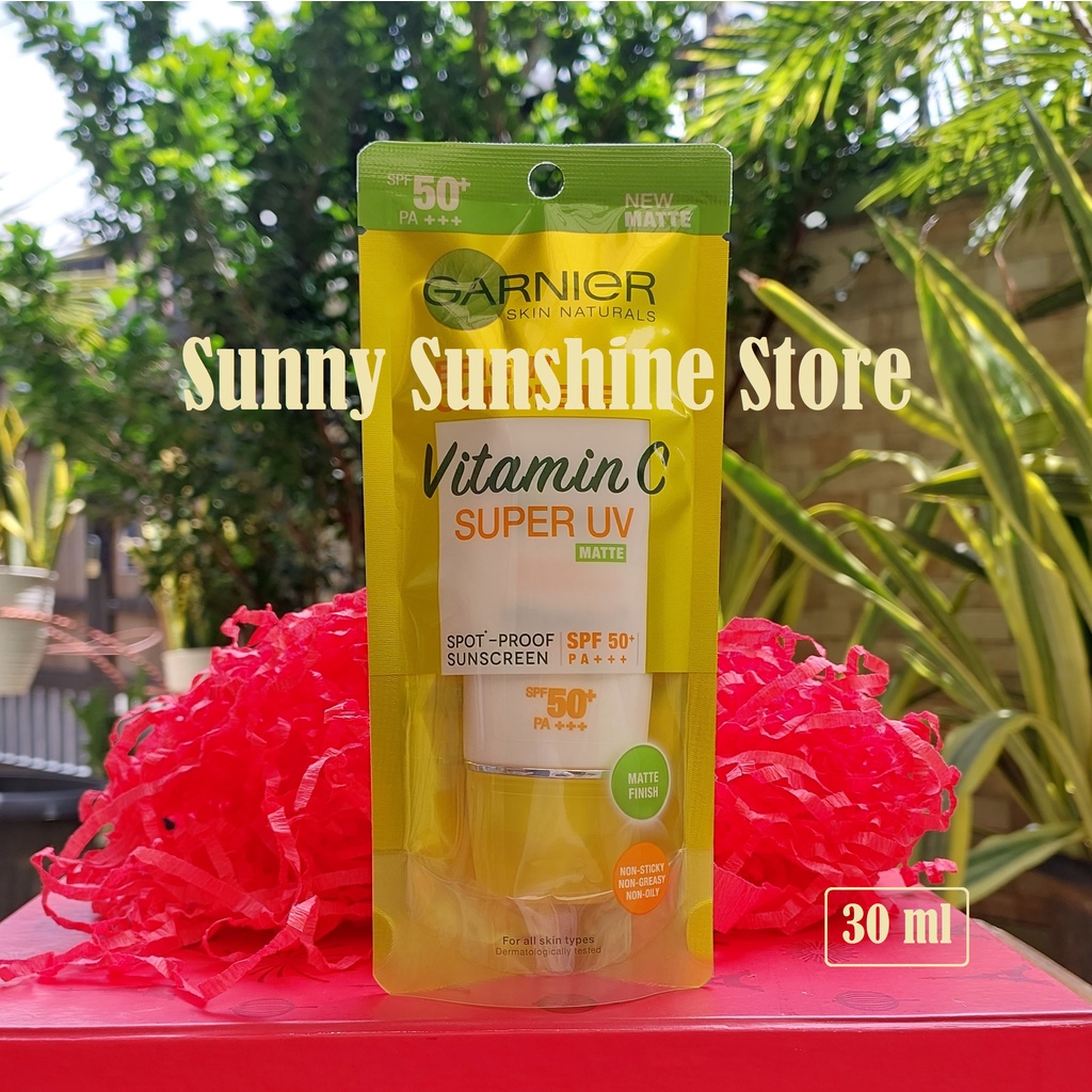 Jual GARNIER Super UV Sunscreen SPF 50+ Invisible Serum Sunscreen ...