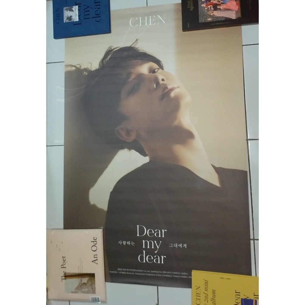 Jual Chen Poster My Dear (sudah termasuk Tube) | Shopee Indonesia
