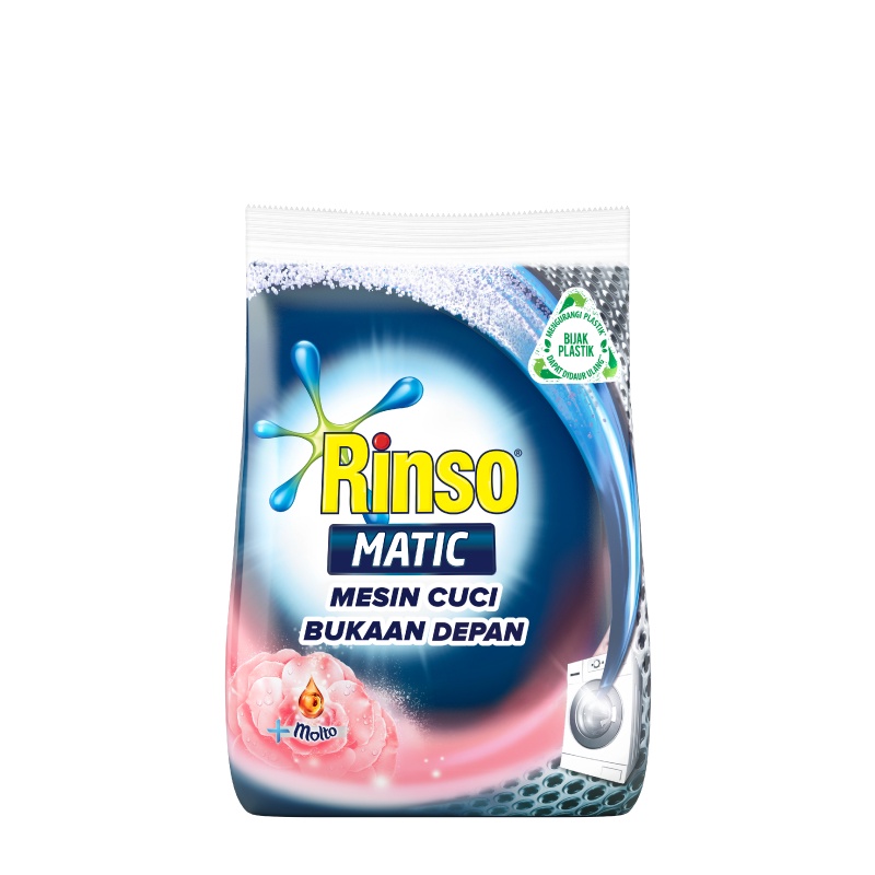 Jual Rinso Detergent Bubuk Konsentrat Deterjen Matic Mesin Cuci Bukaan ...