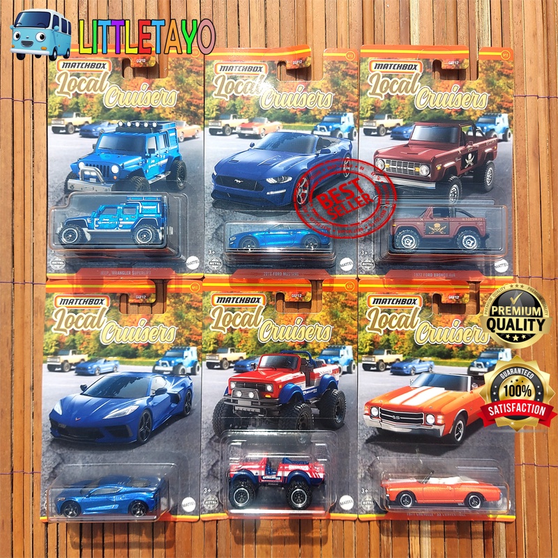 Jual MATCHBOX LOCAL CRUISERS SET 6 PCS - JEEP WRANGLER SUPERLIFT 1972 ...