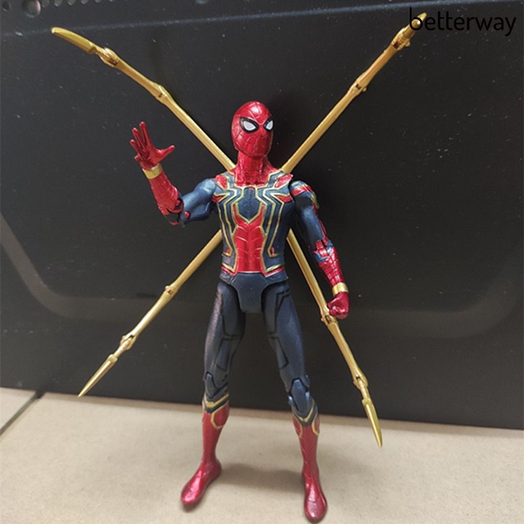 Jual Action Figure The Avengers 3 Figure Spiderman 15cm Bahan PVC New ...
