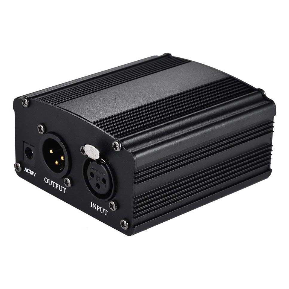 Jual Phantom Power Microphone 1 Channel 48V Supply Mic RU-P48V ...