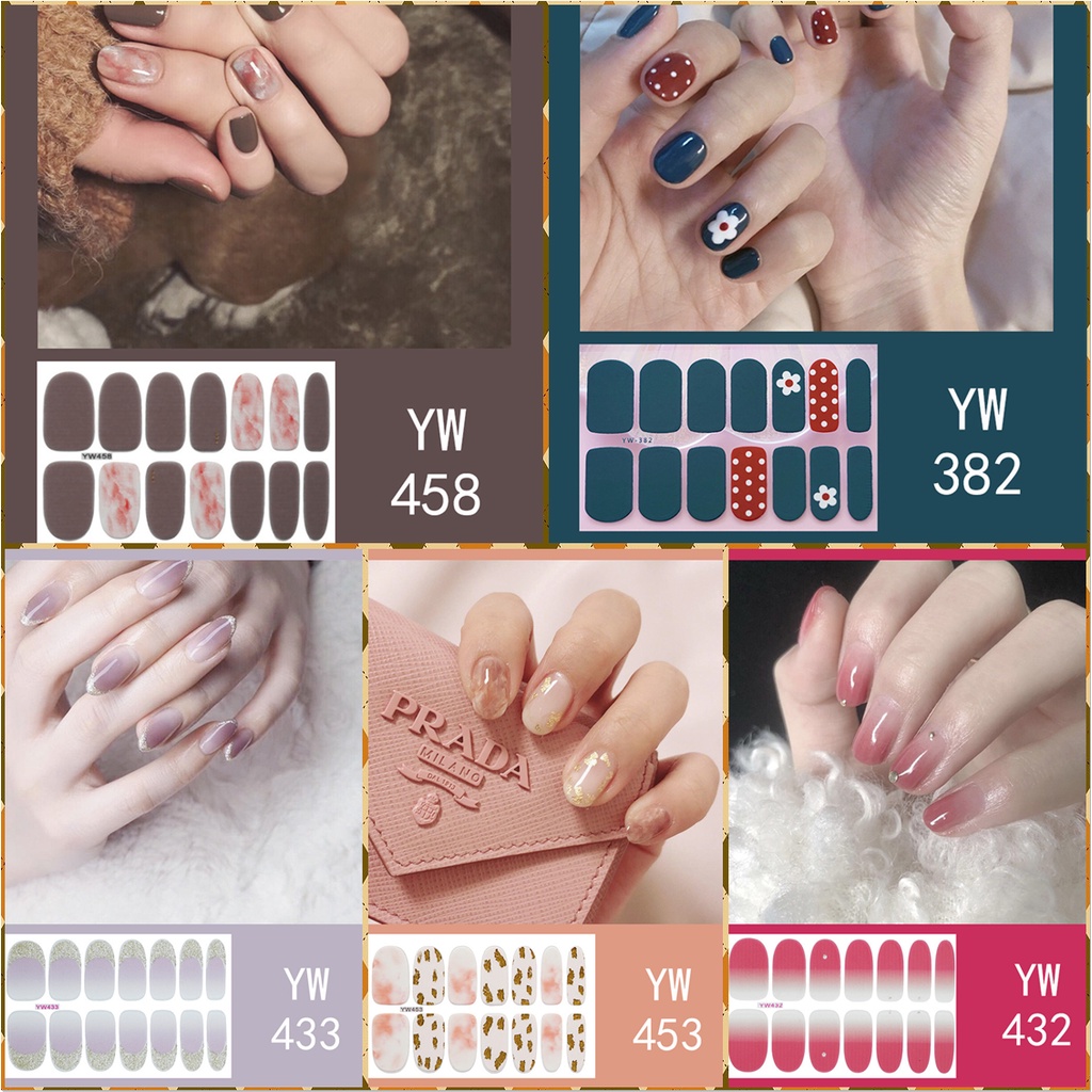 Jual STIKER KUKU NAILART WATERPROOF TEMPELAN KUKU FULL COVER NAIL ...