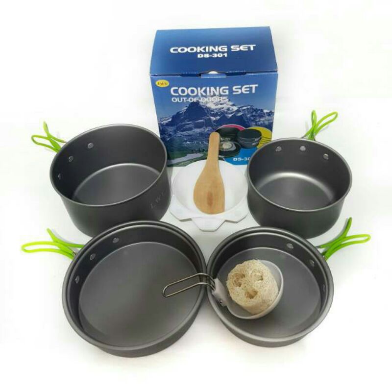 Jual Cooking set DS 301 / Alat masak camping / Nesting | Shopee Indonesia