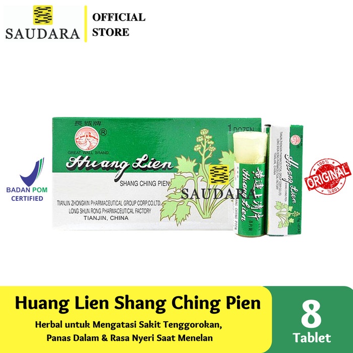 Jual Huang Lien Shang Ching Pien ( isi 8 ) | Shopee Indonesia
