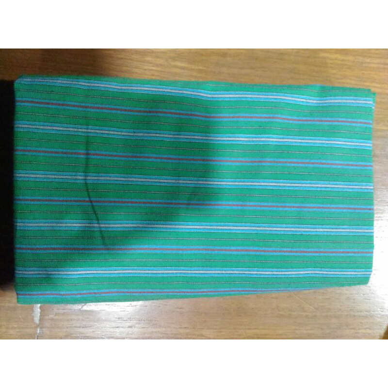 Jual KAIN TENUN LURIK JAWA TENGAH GARIS HIJAU | Shopee Indonesia