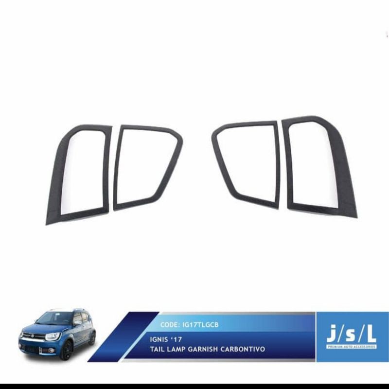 Jual garnish lampu belakang ignis carbontivo/ tail lamp garnish ...