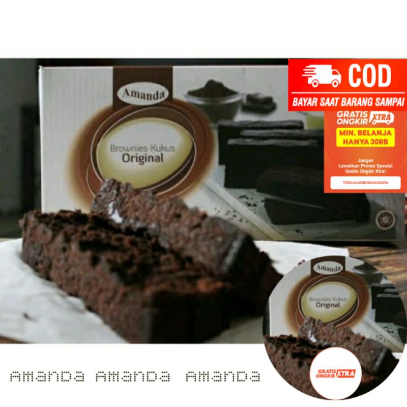 Jual BRONIES AMANDA ORIGINAL CAKE KUE REKOMENDASI LEBARAN PROMO AMANDA ...