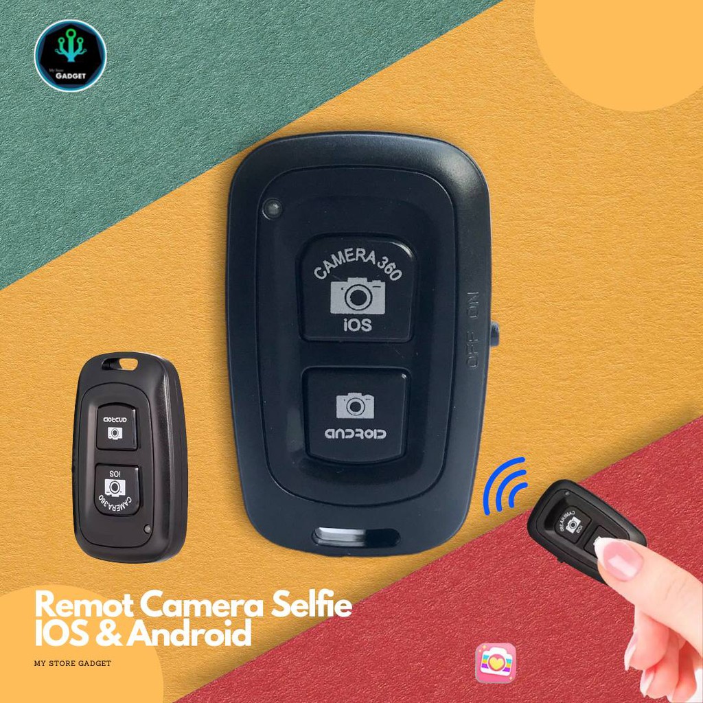 Jual remot bluetooth camera android ios camera Bluetooth foto untuk ...