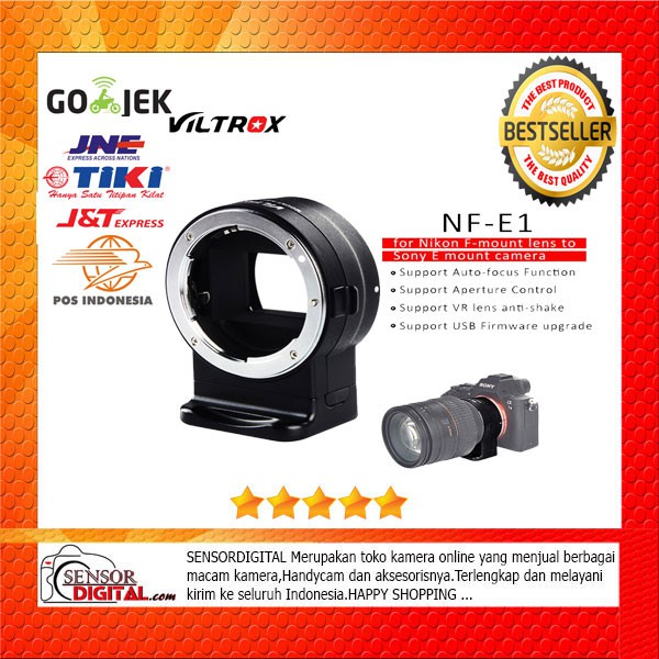 Jual Viltrox NF-E1 Lensa Mount Adapter Nikon Lens to Sony E Mount ...