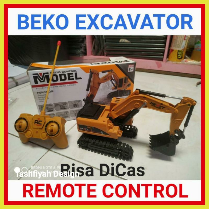 Jual Mainan Anak Excavator mobil exavator beko remote control | Shopee ...