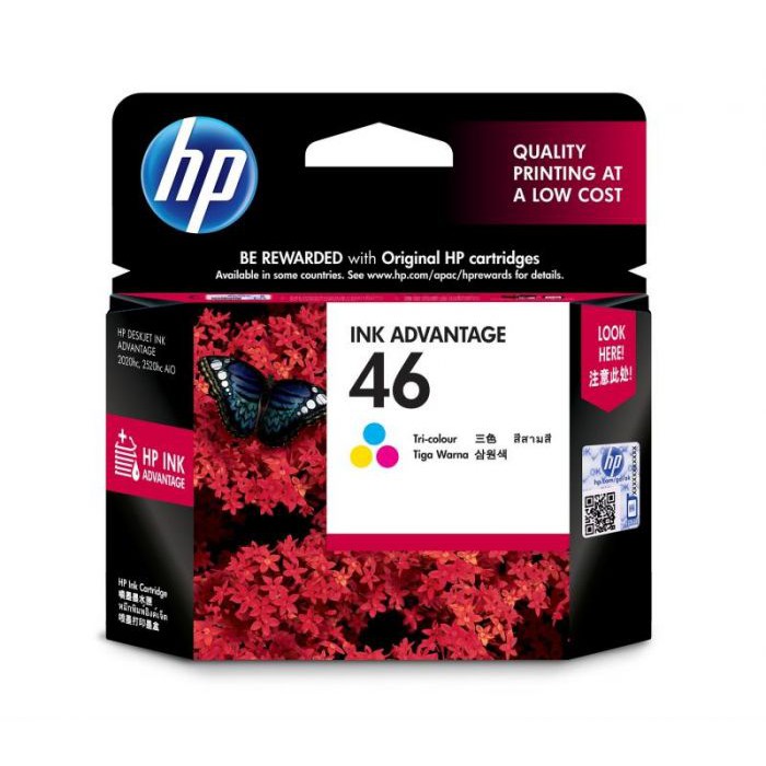 Jual HP 46 Tri - Color (CZ638AA) | Shopee Indonesia