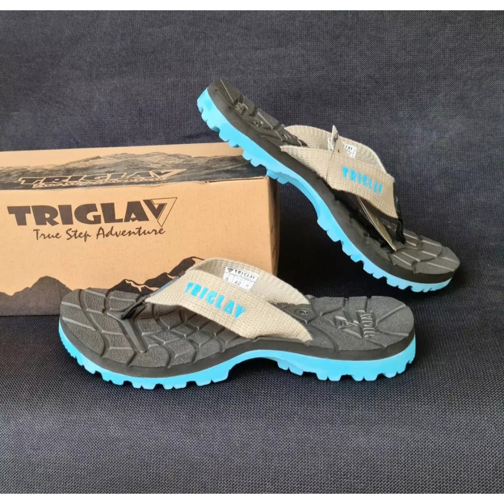 Jual SANDAL JEPIT TRIGLAV PREMIUM ORIGINAL WARNA BIRU LANGIT | Shopee ...