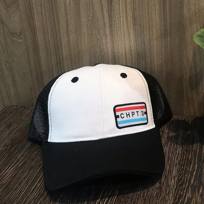 Jual CHPT3 Stripe Cap White | Shopee Indonesia