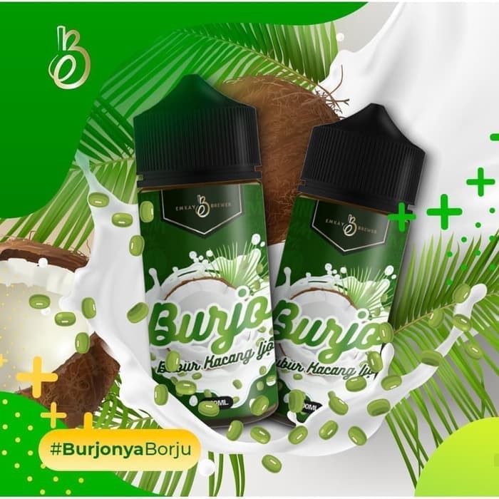 Jual Liquid Burjo 100ml by Emkay Bubur Kacang Ijo Vaporizer Premium ...