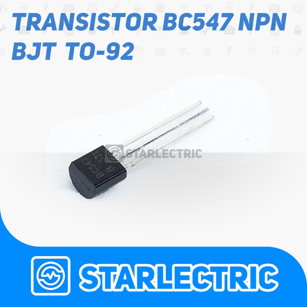 Jual Transistor BC547 NPN General Purpose BJT TO90 BC 547 Amplifier | Shopee Indonesia
