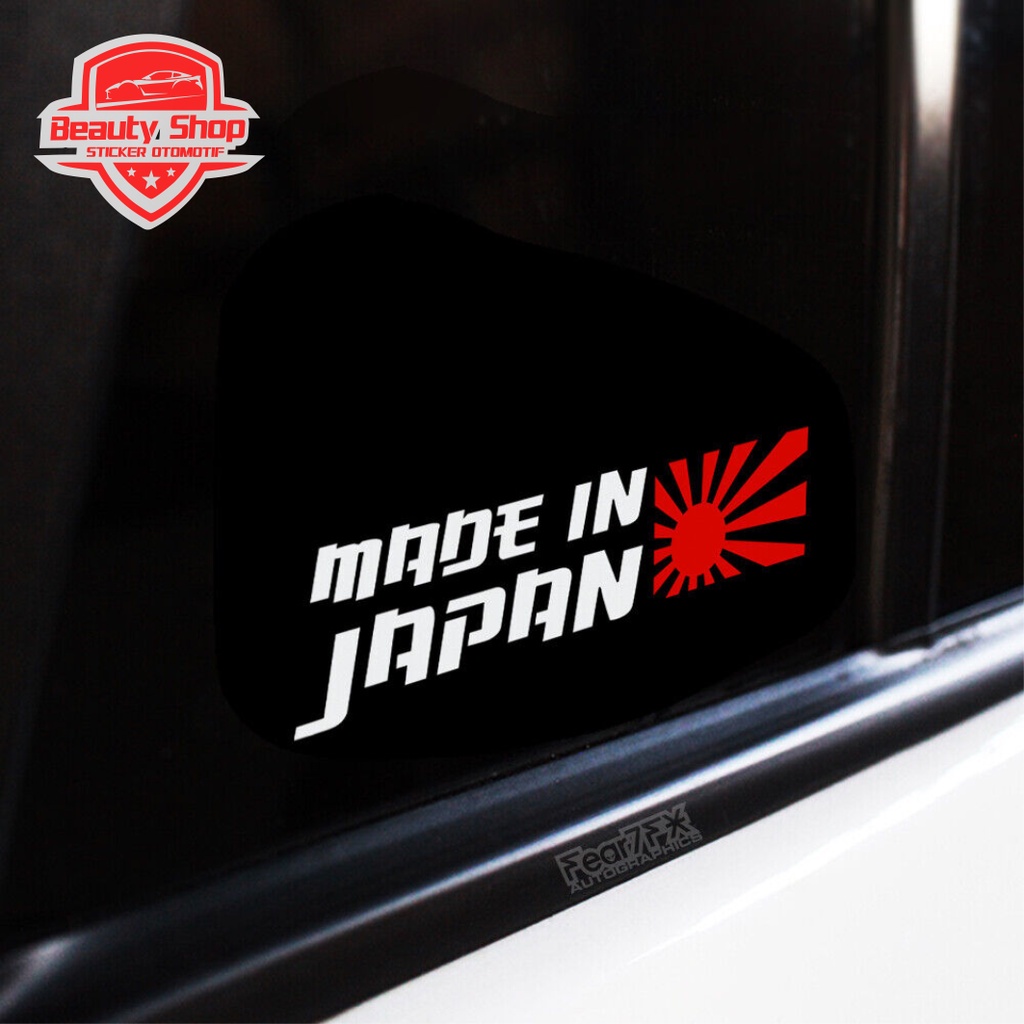Jual STIKER MADE IN JAPAN STICKER MOBIL MOTOR JDM FLAG MADE IN JAPAN ...