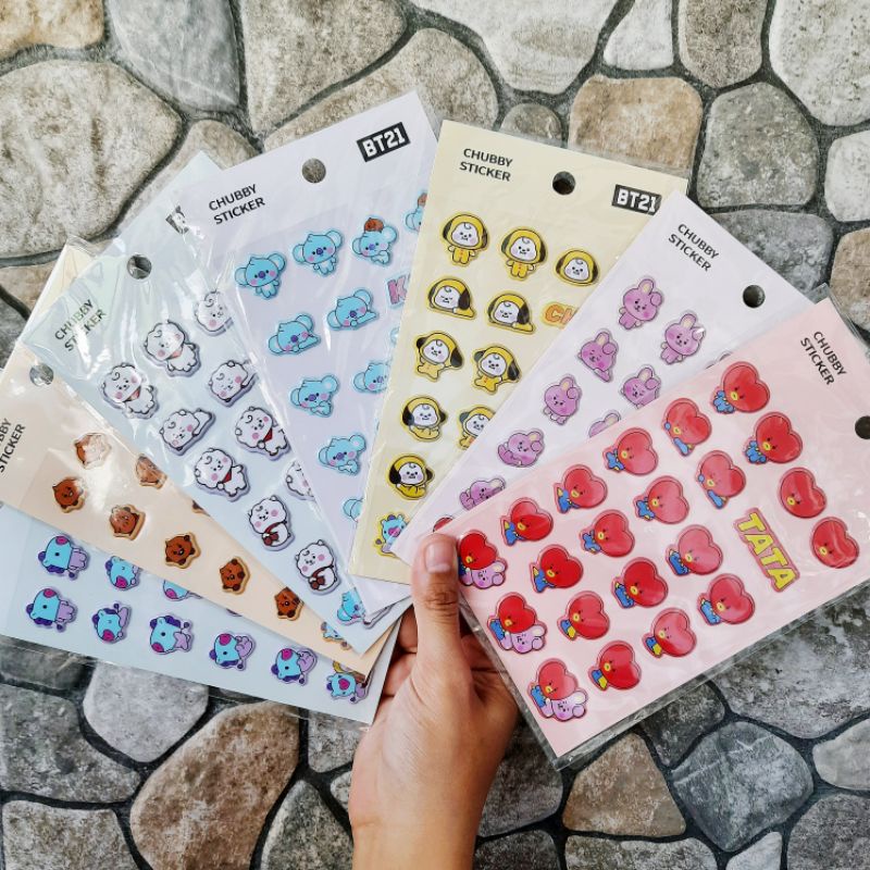 Jual STIKER DECO BUBBLE BABY BT21 / STICKER 3D BT21 | Shopee Indonesia