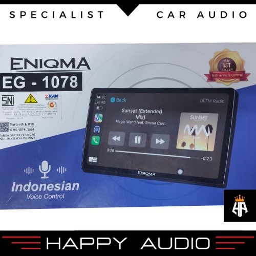 Jual Head Unit ANDROID 9" ENIGMA RAM 2GB ROM 32GB Headunit Mobil 100% ...
