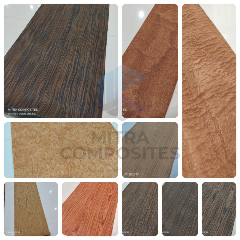 Jual kulit kayu mewah eksotis asli natural imported wood veneer ebony ...