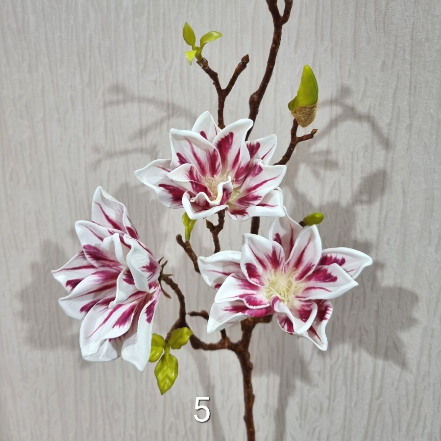 Jual Bunga Magnolia Ranting Artificial ( Ada 5 Warna ) | Shopee Indonesia