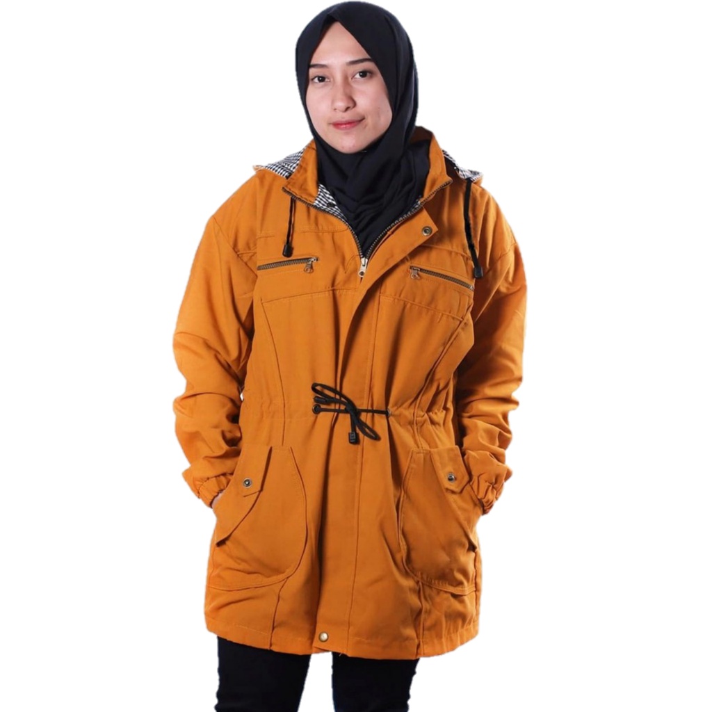 Jual GLORY Jaket Wanita Parka Tahan Angin Cocok Untuk Berkendara ...