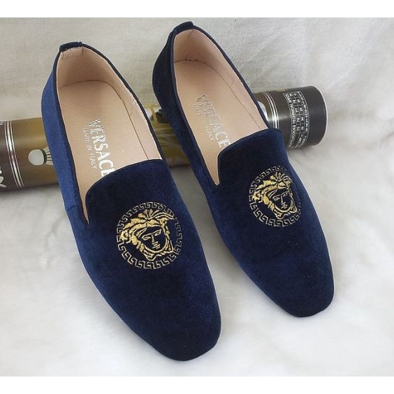 Jual SEPATU VERSACE PRIA SLIP ON SEPATU SANTAI | Shopee Indonesia