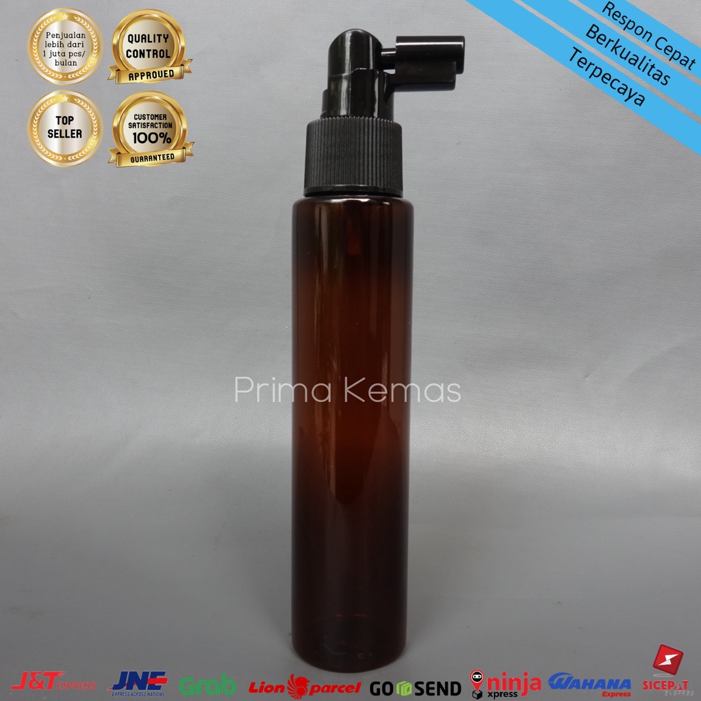 Jual Botol Nasal Sprayer 100 ml - botol hair care - hair tonic - long ...