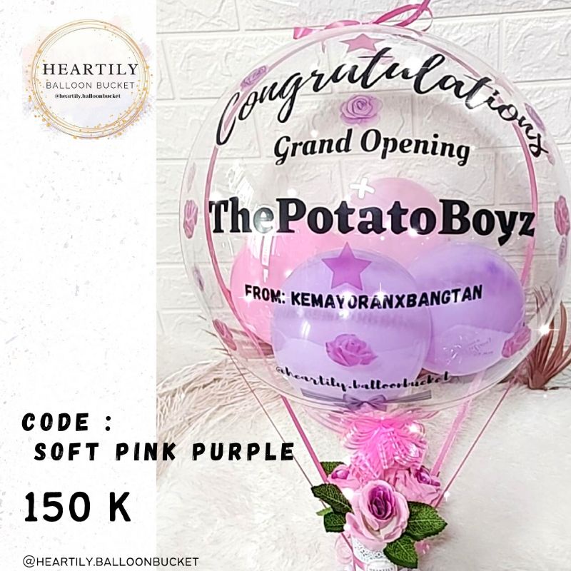 Jual [READY JAKARTA 1HARI JADI] Buket Balon Balloon Bucket Balon Wisuda ...